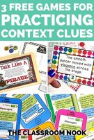 3 Games Help Students Practice Using Context Clues., Teacher Idea