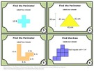 Area Perimeter Task Cards, Area Perimeter Game Activities., Teacher