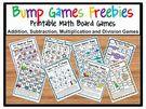 Bump! Bump! Bump! Bump Math Games., Teacher Idea