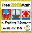Free End Year - Summer Activities Math Mystery Pictures., Teacher