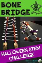 Halloween STEM Challenge Bone Bridge., Teacher Idea