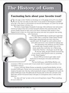 The History Gum., Teacher Idea