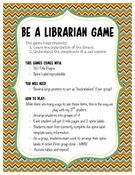 Be Librarian Game., Teacher Idea