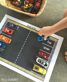 Printable Car Play Mats Numbers., Teacher Idea