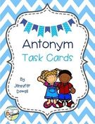 Antonym Task Cards., Teacher Idea