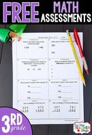 3rd Grade Math Assessments., Teacher Idea